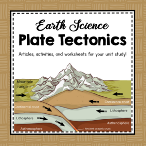 plate tectonics - earth science unit studies