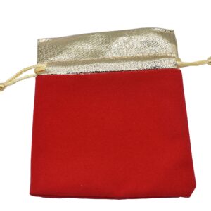 KAOYOO 25pcs 4.7"x5.9"/12cmx15cm Drawstring Velvet Gift Bags for Wedding,Birthdays,Christmas, Jewelry Packing