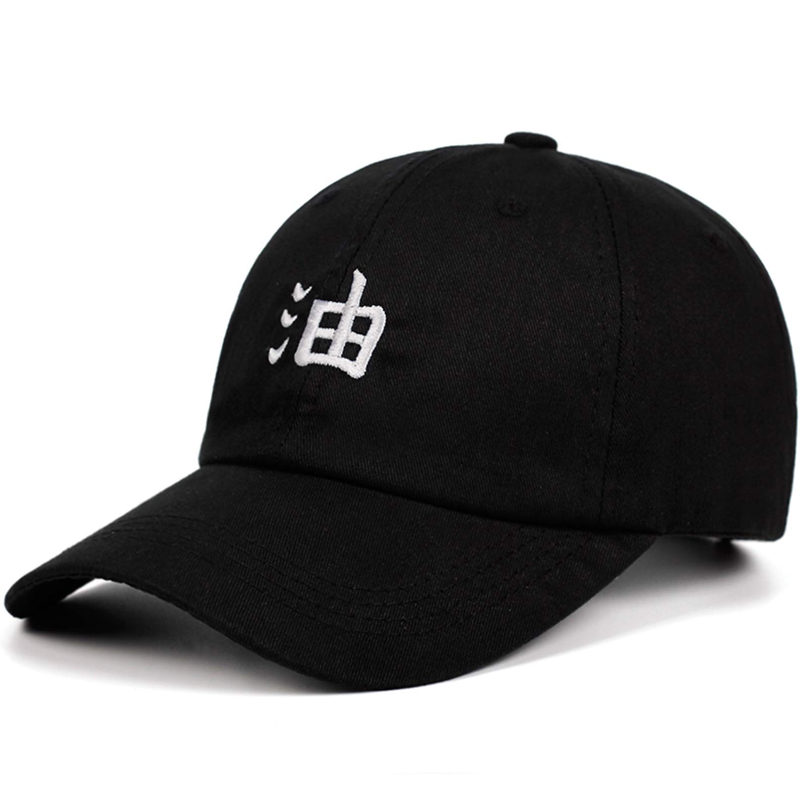 BEABA Jiraiya Adjustable Dad Hat Embroidery Baseball Cap Ero-Sennin Anime Lovers Snapback Caps(Black)