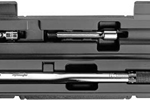 EPAuto 1/2-inch Drive Click Torque Wrench + 1/2-Inch Drive by 24" Length Breaker Bar