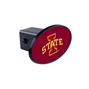 iowa state cyclones plastic abs trailer hitch cover car-truck-suv 2" receiver