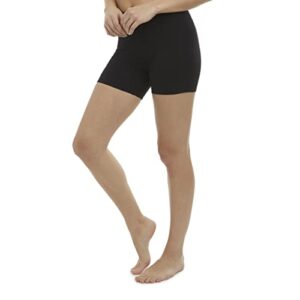 Jockey Women's 2 Pack Bike Short 5'', Deep Black/Deep Black, Small