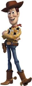 11 inch woody cowboy removable peel self stick adhesive vinyl decorative wall decal sticker art kids room home decor girl boy children bedroom nursery 11 x 4 inch