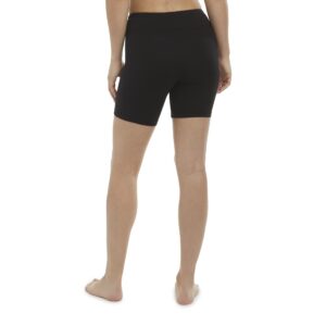 Jockey Women's 2 Pack Bike Short 7'', Deep Black/Deep Black, Large