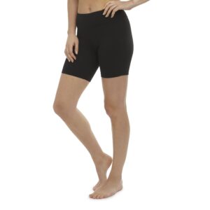 Jockey Women's 2 Pack Bike Short 7'', Deep Black/Deep Black, Large