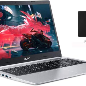 acer Newest Aspire 5 15.6" FHD Laptop, Intel Dual Core i3 CPU, 8GB DDR4 RAM, 128GB PCIe SSD, WiFi 6, Windows 11 Bundle with GalliumPi Accessories