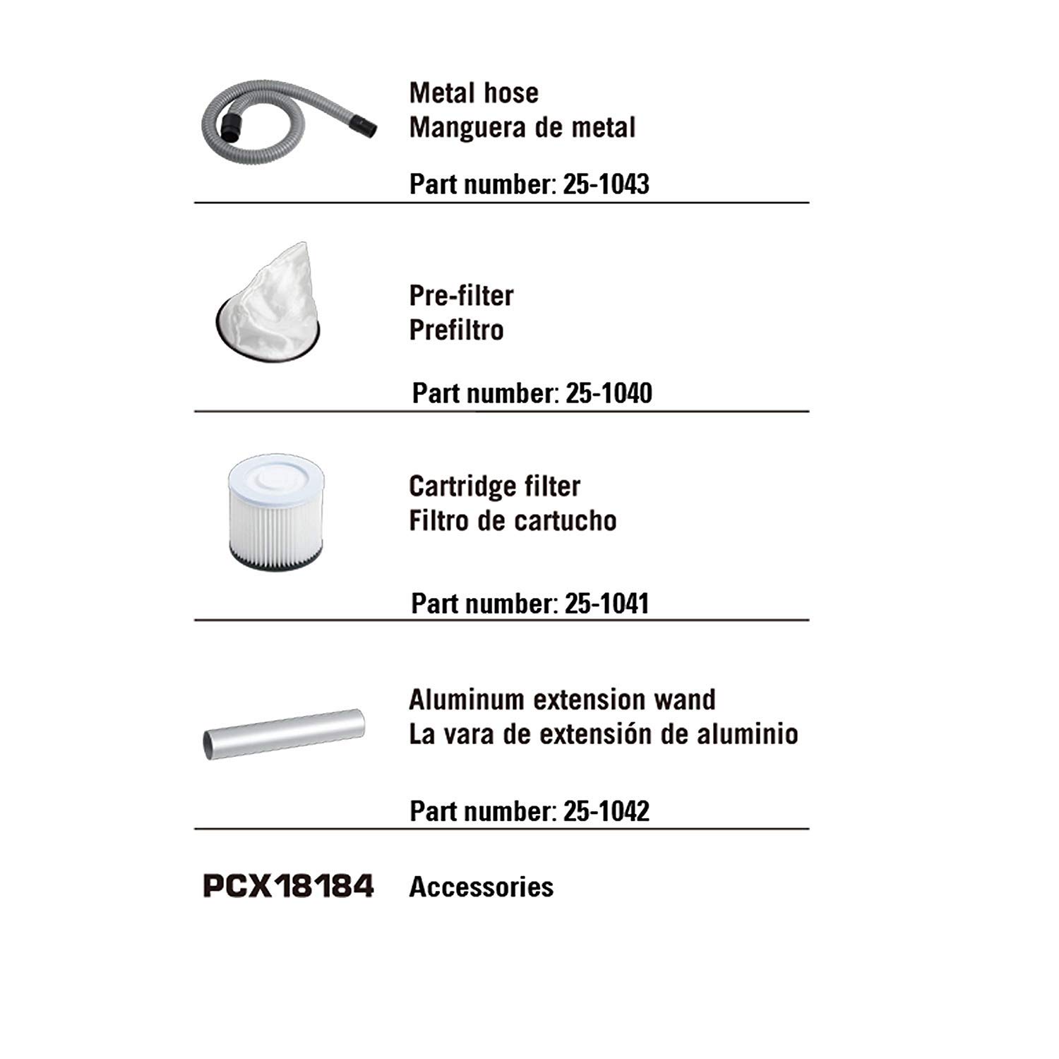 Porter-Cable 4 Gallon Ash Vacuum, 4 Peak HP Ash Vac with Powerful Suction for Fireplaces, Wood Burning Stoves, Bonfire Pits, and Pellet Stoves-PCX-18184 , Black