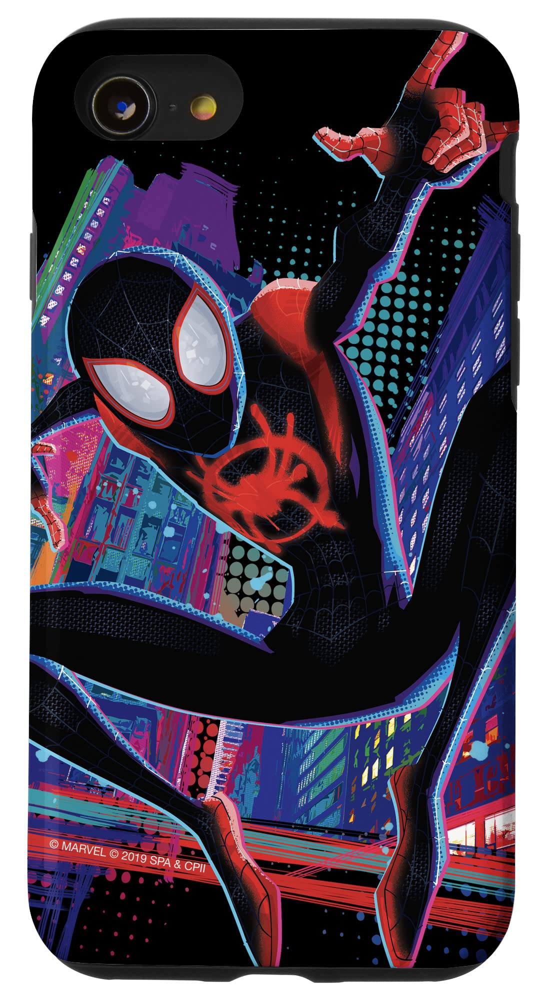 iPhone SE (2020) / 7 / 8 Marvel Spider-Man Into the Spider-Verse Miles Morales City Case