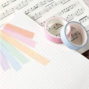 GPFMLDFV Washi Tape Set of 10 Rolls, Masking Decorative Gray Paper Tape for Bullet Journal DIY Decor Planners Scrapbooking Party School Supplies Craft