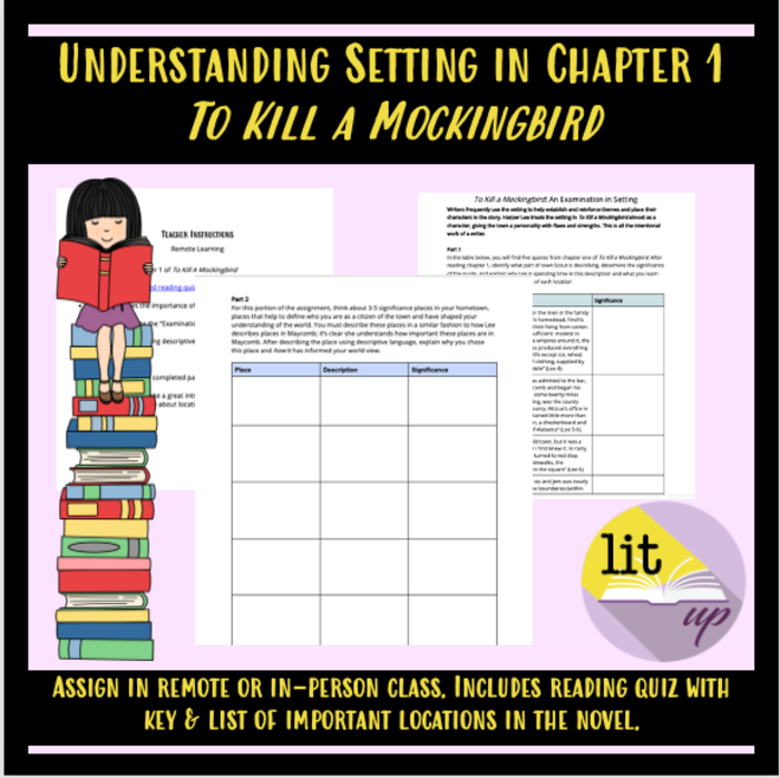 Understanding Setting in Chapter 1 of To Kill A Mockingbird