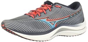 mizuno men's wave rebellion, india ink/scuba blue, 10