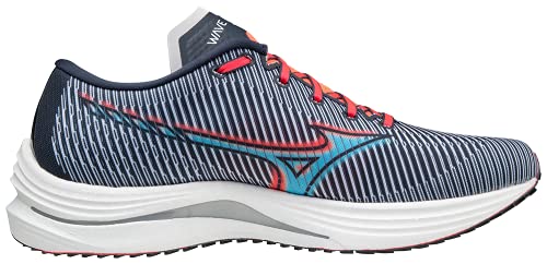 Mizuno Men's Wave Rebellion, India Ink/Scuba Blue, 10