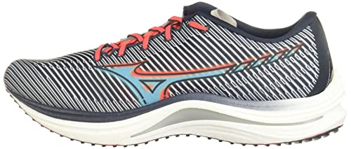 Mizuno Men's Wave Rebellion, India Ink/Scuba Blue, 10