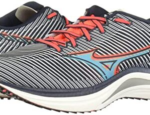 Mizuno Men's Wave Rebellion, India Ink/Scuba Blue, 10