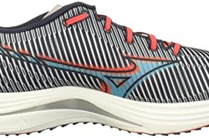 Mizuno Men's Wave Rebellion, India Ink/Scuba Blue, 10