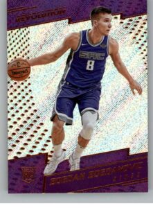 2017-18 panini revolution #110 bogdan bogdanovic rc rookie sac kings rookie