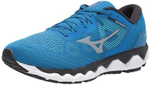 mizuno men's wave horizon 5 running shoe, imperial blue/black, 11.5