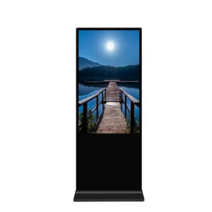 AAA Touch Screen Kiosk - Digital Self Service Kiosk System Hyper Lumin Display Screen Information Kiosk Advertising Digital Signage Interactive Kiosk w/LCD Built-in Media Player - 43"