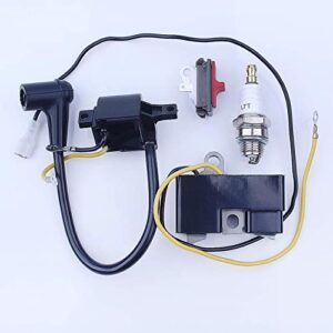 Mtanlo Ignition Coil Module Kit for Husqvarna 266XP 266SE 51 55 61 66 162 266 Jonsered 630 670 Chainsaw 501546201 501517201 501516201 501617201