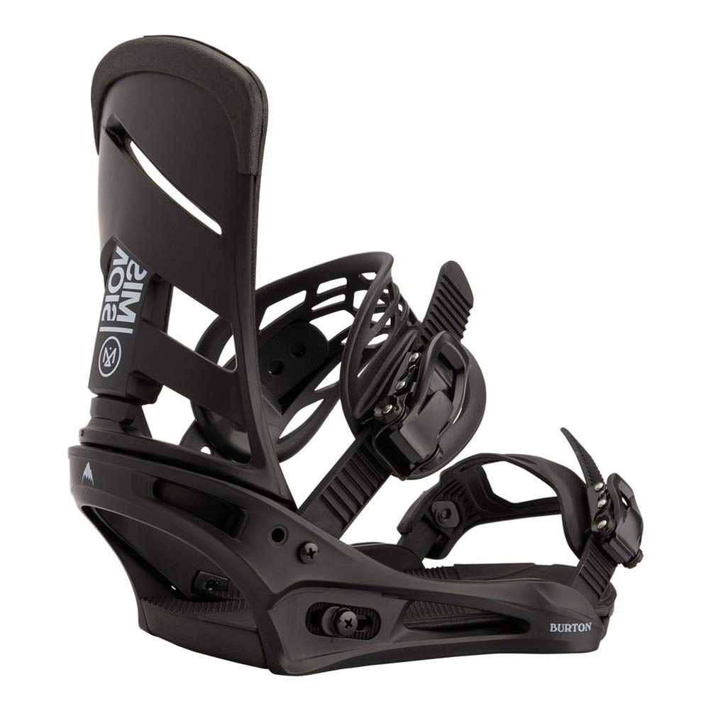 Burton Men's Mission Re:Flex Snowboard Binding (Black, Medium)