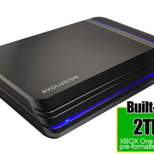 Avolusion HDDGear Pro X 2TB USB 3.0 External Gaming Hard Drive (Pre-formatted for Xbox One X, S, Original)