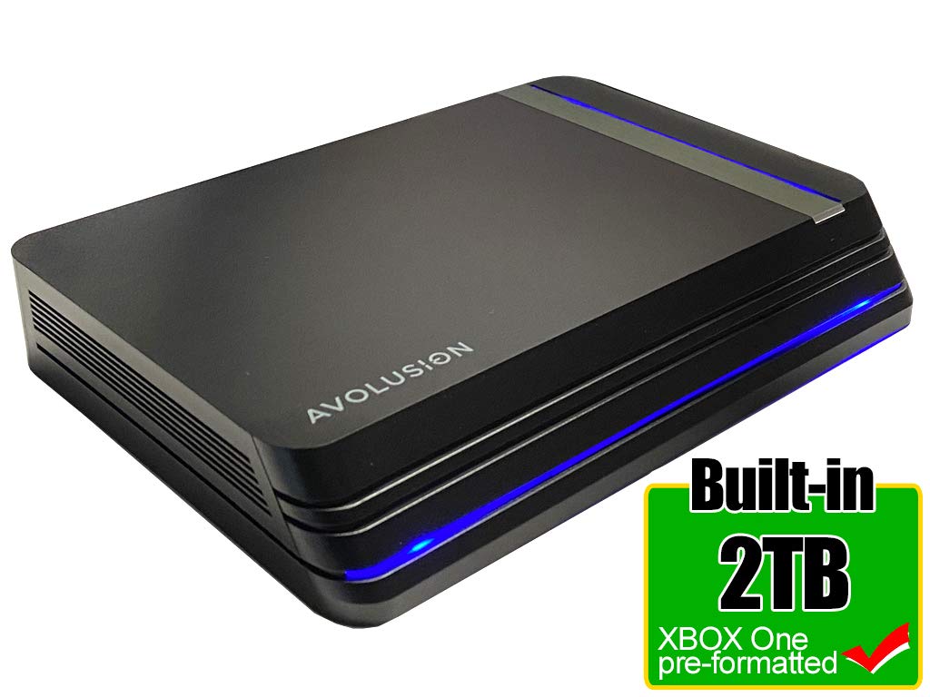 Avolusion HDDGear Pro X 2TB USB 3.0 External Gaming Hard Drive (Pre-formatted for Xbox One X, S, Original)