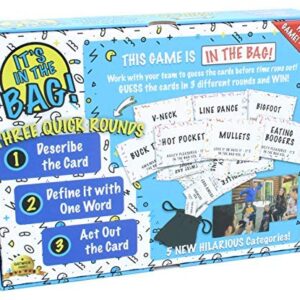 It’s in The Bag! – Party Game Will Have You Laughing Hysterically – Like Charades on Steroids for Family and Adults – Easy to Learn Team Game for Groups (Party Edition)