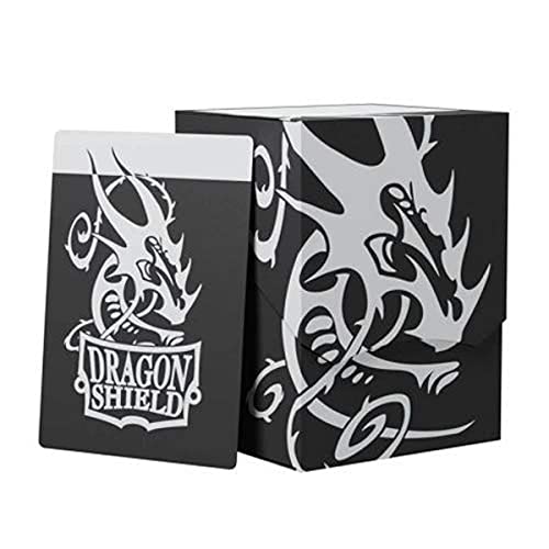 Dragon Shield Card Deck Box – Deck Shell Black & Blue 80-100 CT – Durable and Sturdy TCG, OCG Card Storage – Compatible with Pokemon Yugioh Commander and MTG Magic: The Gathering