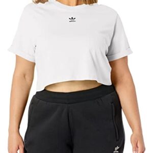 adidas Originals Women's Tee, White, Large