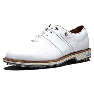 footjoy men's premiere series-packard golf shoe, white/white, 9.5