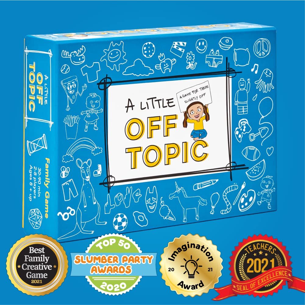 OFF TOPIC A Little Board Game for Kids 8-12 - Fun Card Game for Family Game Night Ages 8 and Up