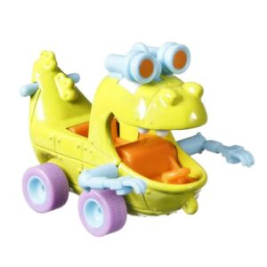 Hot Wheels Retro Entertainment Collection of 1:64 Scale Rugrats Reptar Car from Blockbuster Movies, TV, & Video Games, Iconic Replicas for Play or Display, Gift for Collectors