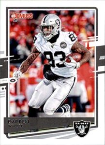 2020 donruss #198 darren waller las vegas raiders football card