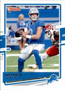 2020 donruss #96 matthew stafford detroit lions football card