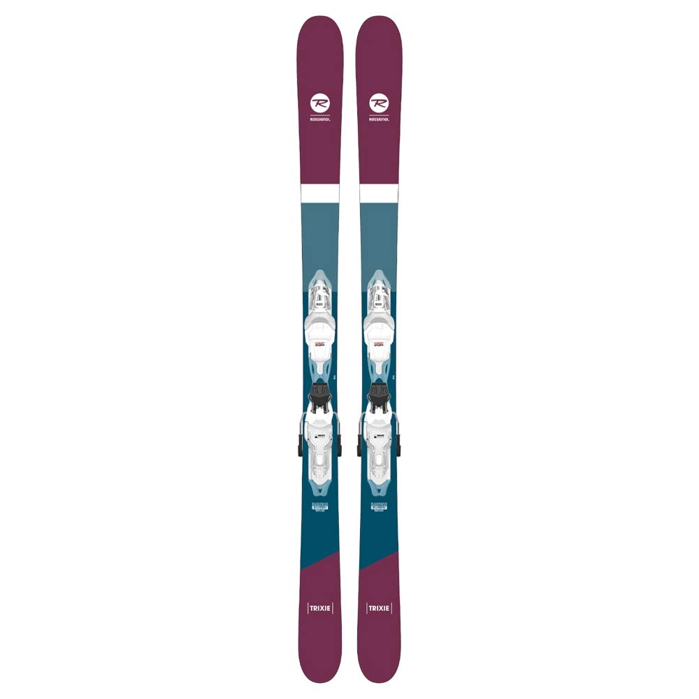 Rossignol Trixie Girls Skis 138 W/Xpress 10 GW Bindings White Sparkle