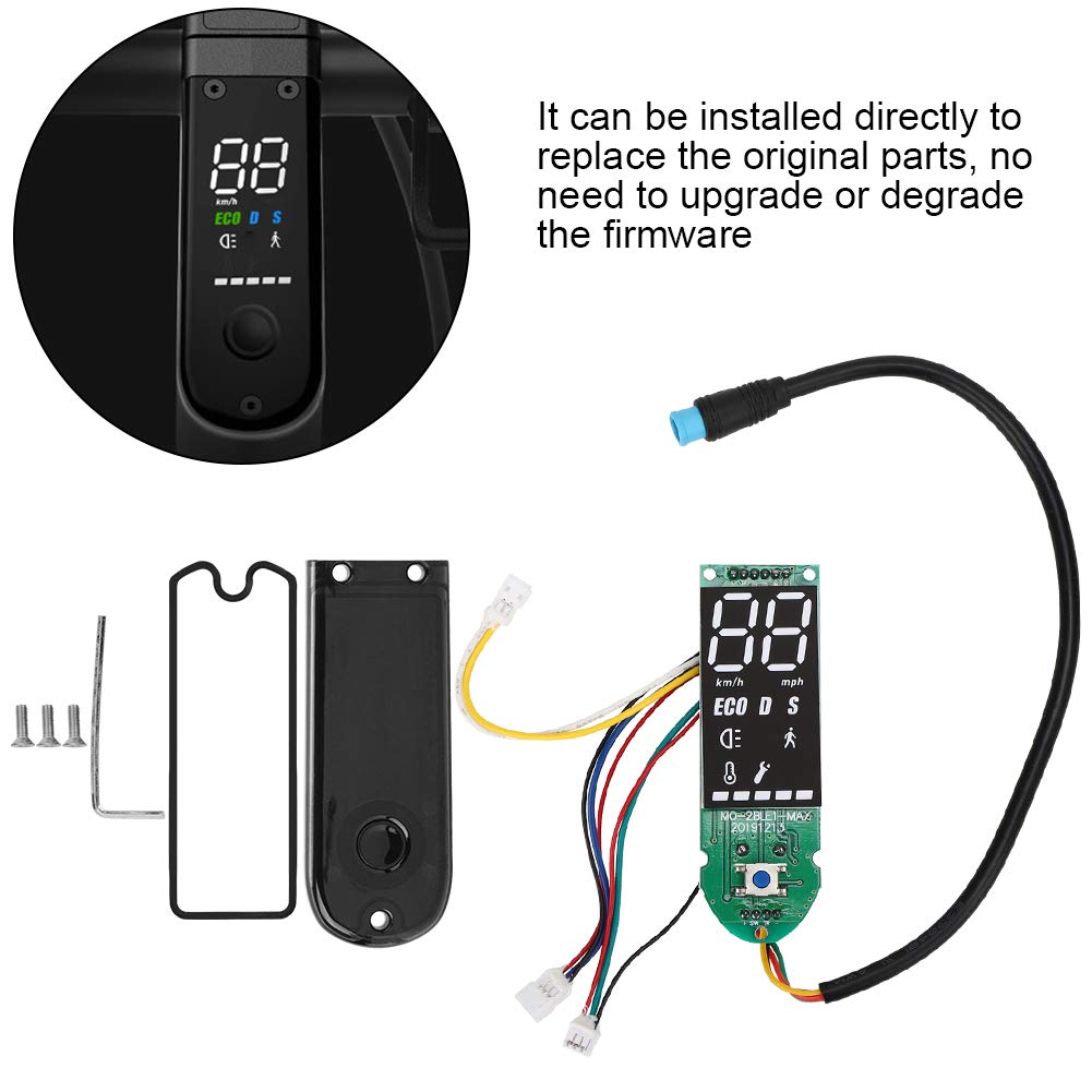 Bluetooth Circuit Board, Electric Scooter Circuit Board & Waterproof Dashboard Cover Fit for Ninebot MAX‑G30 Ninebot G30 Parts