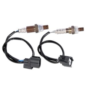 ransoto 2 pcs upstream & downstream o2 oxygen sensor air fuel ratio compatible with 2002 2003 2004 honda cr-v crv ex lx 2.4l replaces 234-9005 234-4125 15575 13706