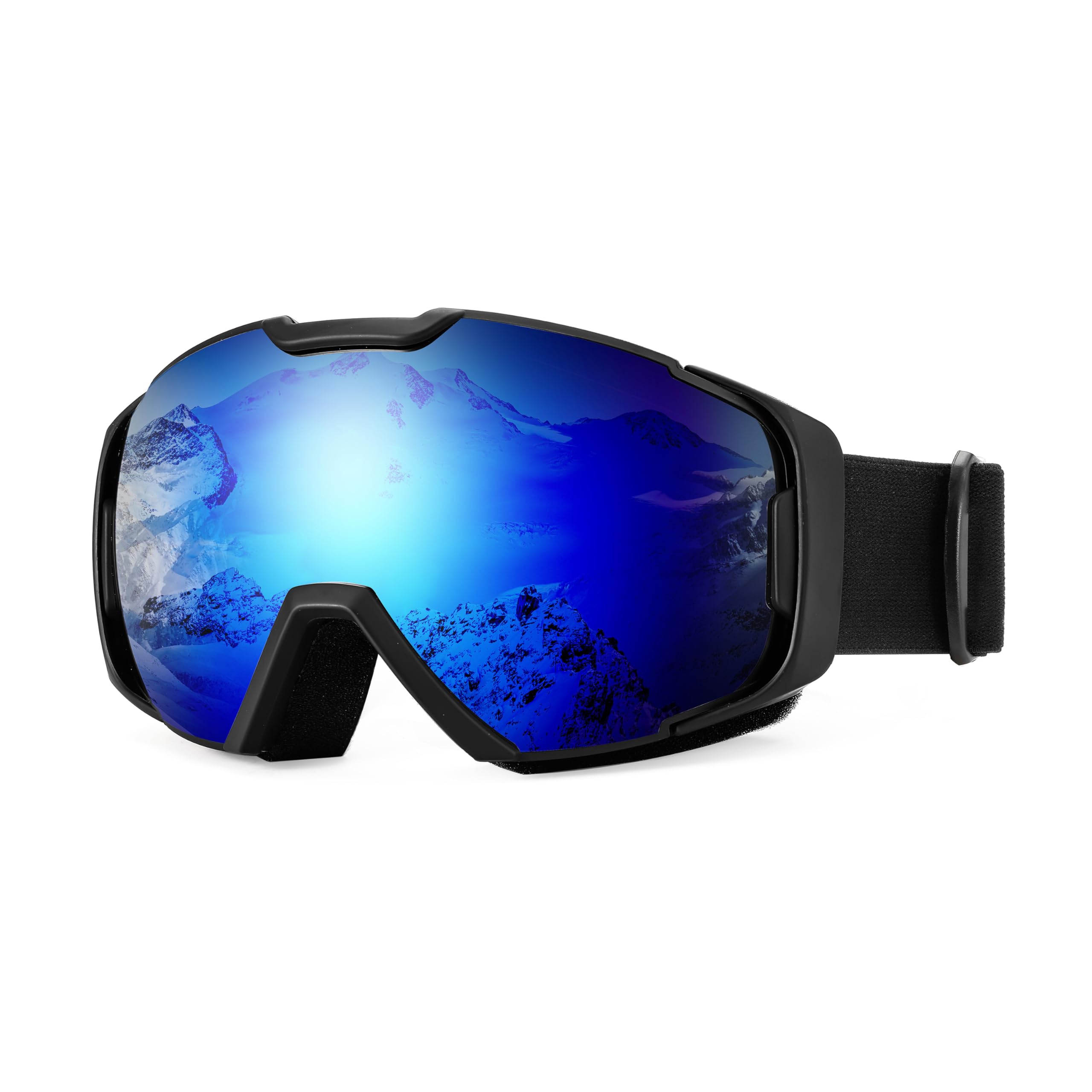 Karsaer Ski Goggles Snowboard Snow Goggles OTG Magnet Dual Layers Lens Anti-Fog UV Protection Women Men