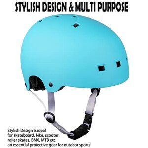 Bike Helmet, OnBros Skateboard Helmets for Adults Men and Women, Scooter Bicycle Helmets for Adults, Adjustable Womens and Mens Adult Bike Helmet, Multi-Sport Helmet for Youth and Adults