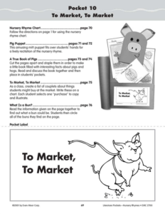 pocket 10 to market, to market (nursery rhymes)