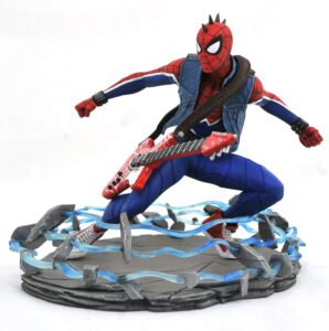 diamond select toys marvel gallery: spider-punk (playstation 4 version) pvc figure, multicolor