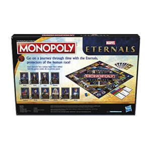 Monopoly: Marvel Studios' Eternals Edition Board Game for Marvel Fans, Game for 2-6 Players, Kids Ages 8 and Up