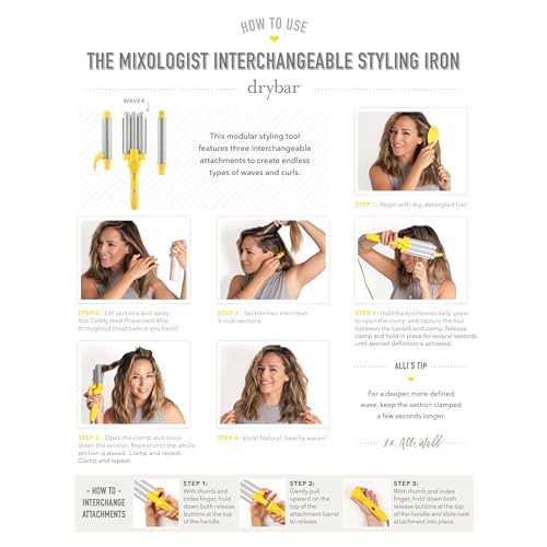 Drybar The Mixologist Interchangeable Styling Iron