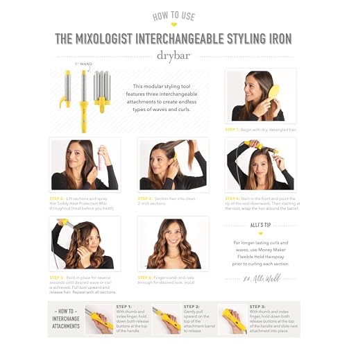 Drybar The Mixologist Interchangeable Styling Iron