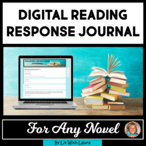 digital reading response journal for google forms