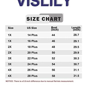 VISLILY Plus Size Hoodies for Women 4X Color Block Fall Sweaters ZQ 26W