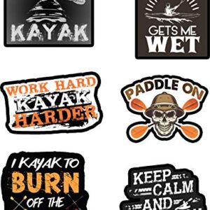 Kayak Stickers – Great Kayaking Accessories – Waterproof Stickers for Kayak – Kayak Decals- 100% Waterproof Vinyl Stickers