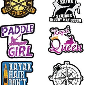 Kayak Stickers – Great Kayaking Accessories – Waterproof Stickers for Kayak – Kayak Decals- 100% Waterproof Vinyl Stickers