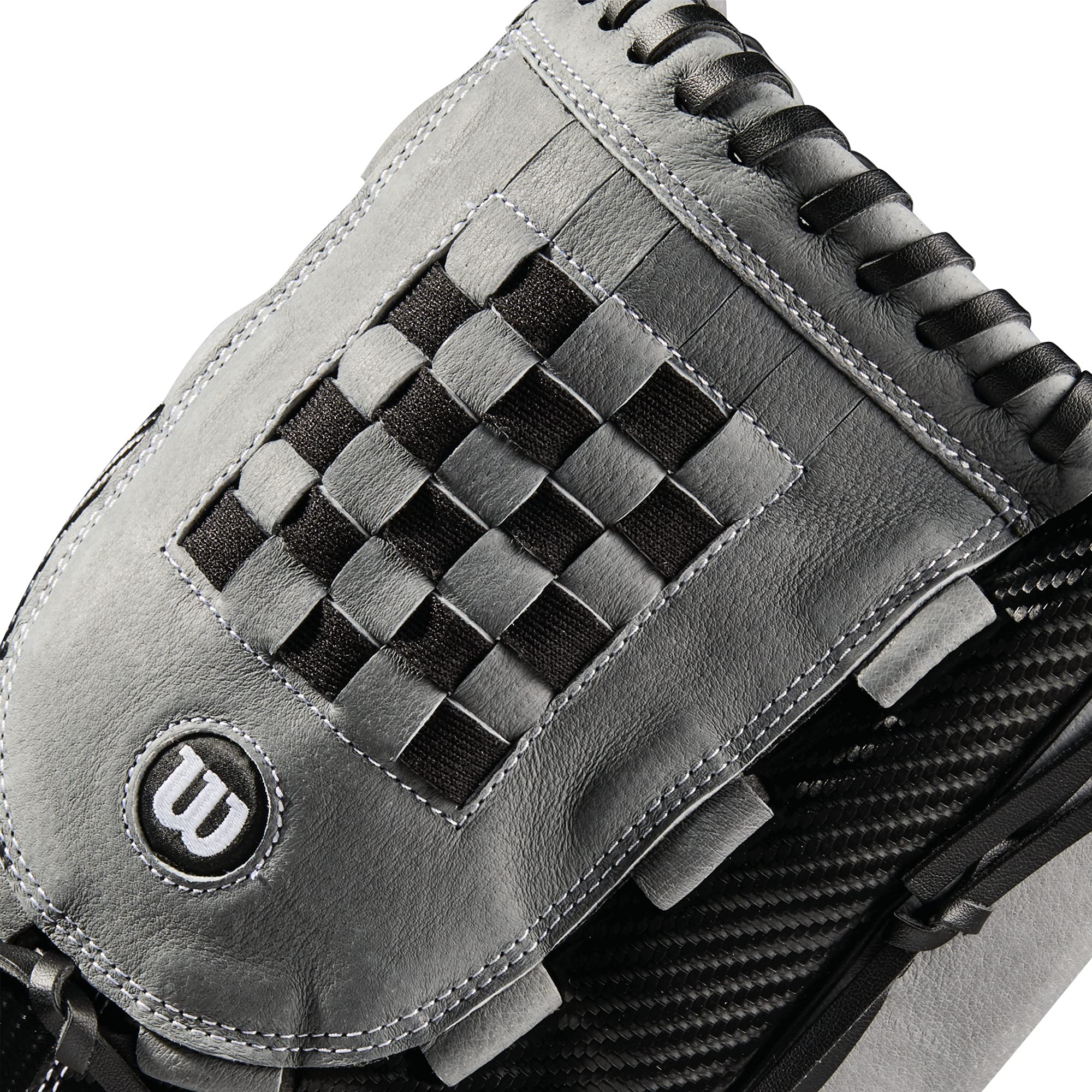 Wilson 2021 A360 SP14 14" Slowpitch Softball Glove - Right Hand Throw, Black/Grey