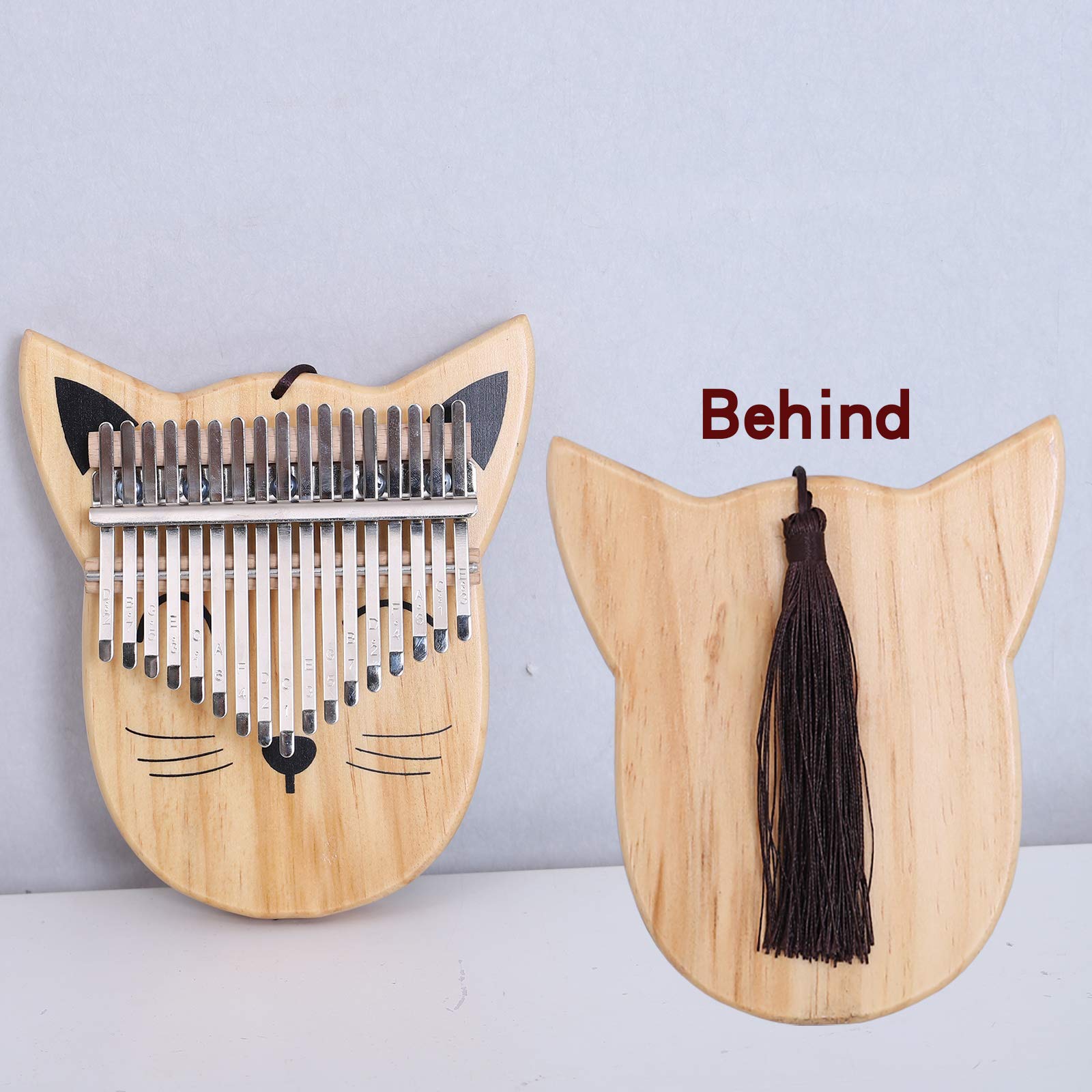 kalimba thumb piano 17 key finger piano musical instrument gift + shoulder bag